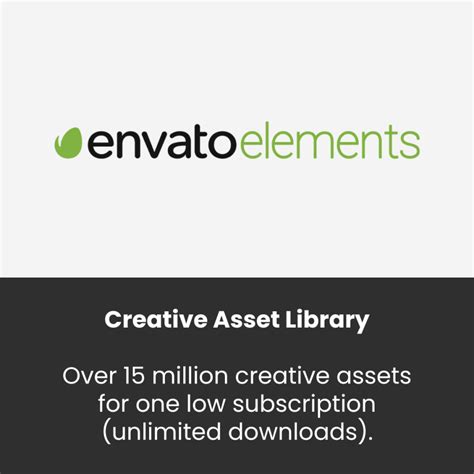 Envato Elements Creative Content Library