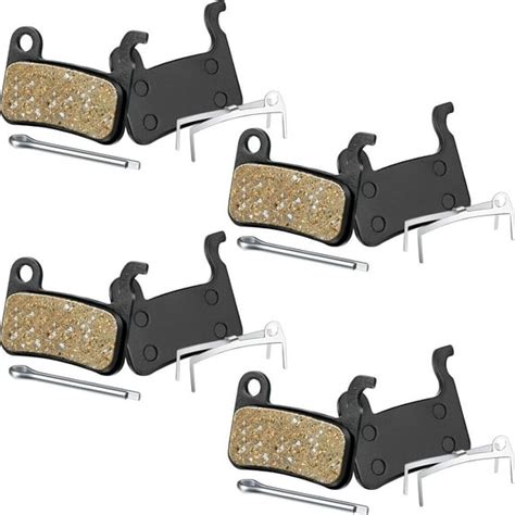 4 Pairs Resin Brake Pads Bicycle Disc Brake Pads Compatible With