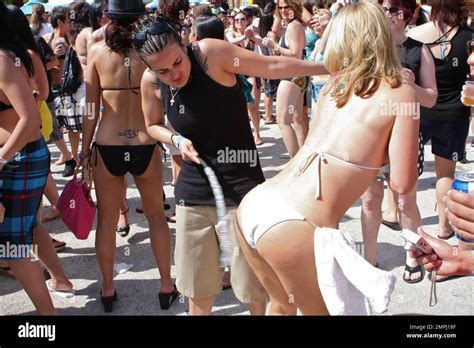 Women Let Loose At The Cabana Girls Pool Party Wet T Shirt Contest