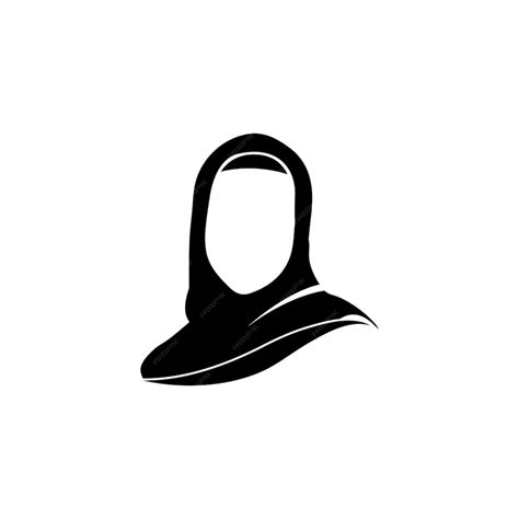 Premium Vector Muslimah Hijab Logo Template Vector Illustration Design