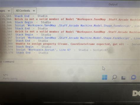 So Im Having A Error On My Script With Cframe Can Yall Tell Me How To Fix It Rrobloxgamedev