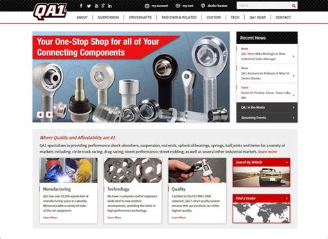 Qa1 Unveils Redesigned Website Oem Off Highway