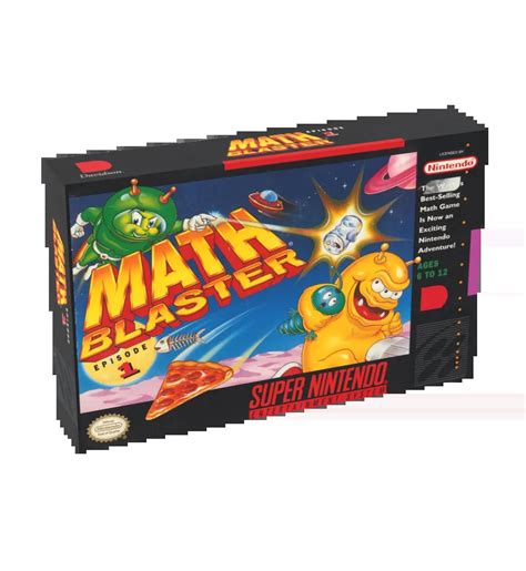 Math Blaster Reproduction Box