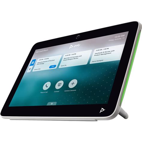 Poly Tc10 Touch Panel White 2200 37760 001 875j5aaac3 Ip Phone