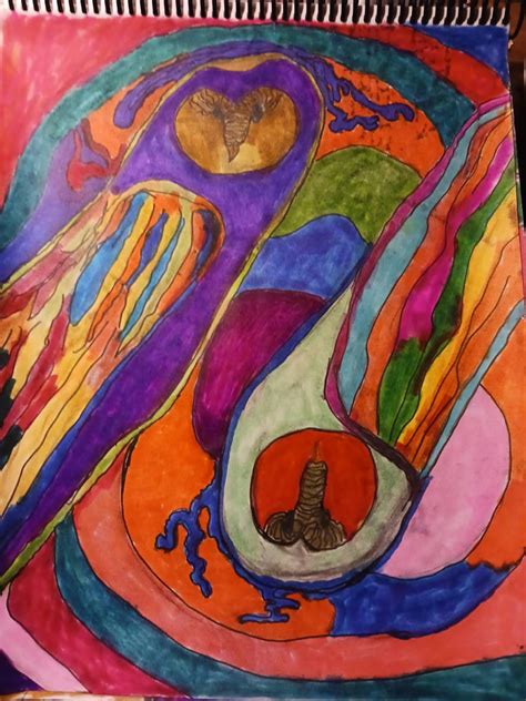 Psychedelic Barn Owls By Tophercarp77 On Deviantart