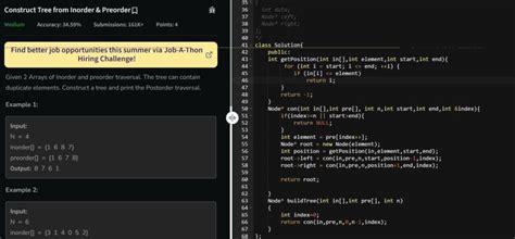 Bishal Das On Linkedin 🌳 Day 130 Construct Binary Tree From Inorder