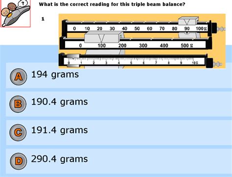 A Triple Beam Balance Uses Which Of The Following Units