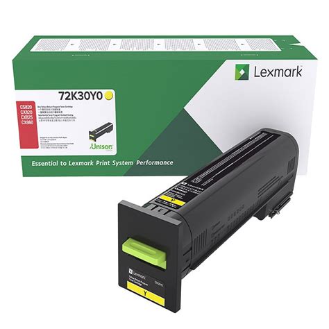 利盟 Lexmark 碳粉盒 72k30y0 黄色 适用于利盟cs820de 融创集采商城