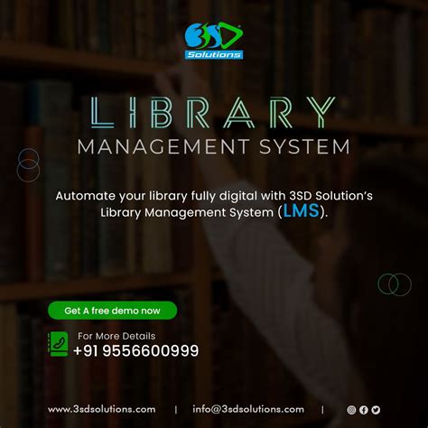 3sd Solutions And Services Pvt Ltd On Linkedin Librarymanagementsystem Library Management