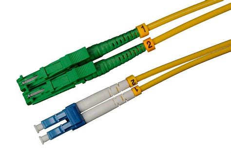 20m E2000apc Lcupc Duplex Singlemode Os2 Gelb