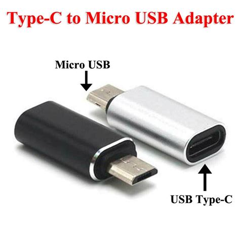Songful Micro Usb Male To Usb C Type C Female Converter Adapter