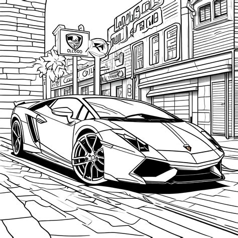 Lamborghini Coloring Pages 21 Top Pages Lamborghini Aventador