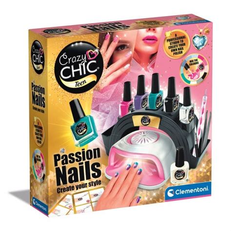 Set Esmalte Uñas Clementoni Crazy Chic 18784 Multicolor Para Niños 9