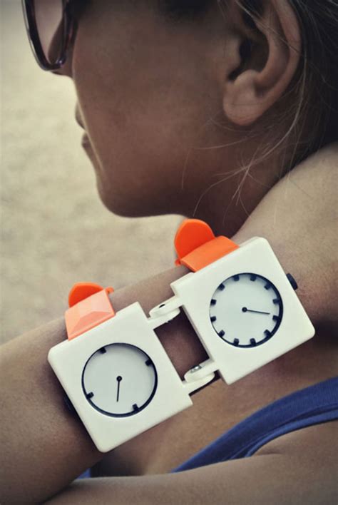 Spli T Ime Klocka Med Två Urtavlor Utskriven I 3d Skrivare Feber