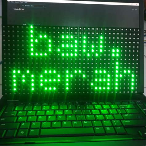 Promo Papan Harga Led 32cm X 16cm P10 Warna Lampu Hijau Murah 2022