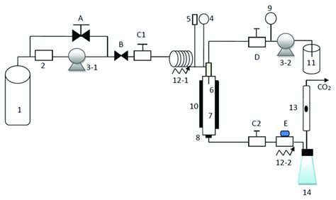 Experimental Apparatus Of The Supercritical Antisolvent Process 1 Co