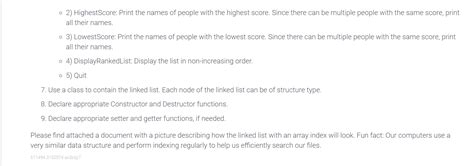 solved you have been asked to develop software to help with