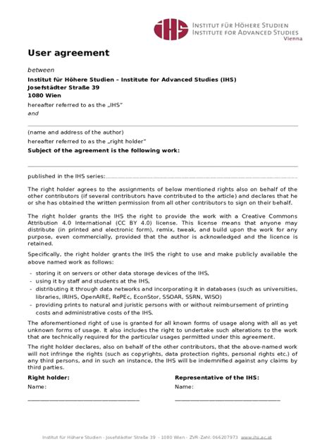 Hereafter Referred To As The Ihs Doc Template Pdffiller