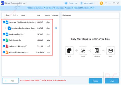 Bitwar Document Repair 59 Off Coupon Codes 2025