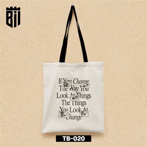 Quote Customized Tote Bag Breachit
