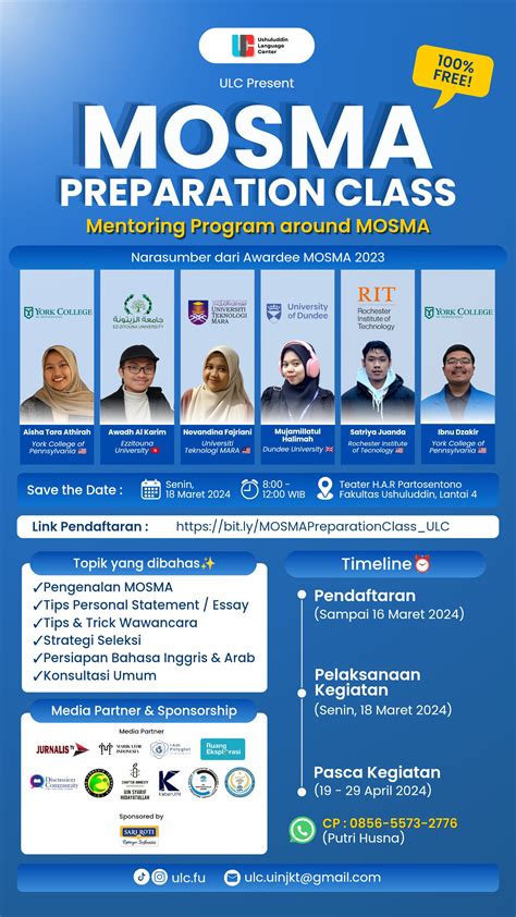 Mosma Preparation Class Universitas Islam Negeri Syarif Hidayatullah