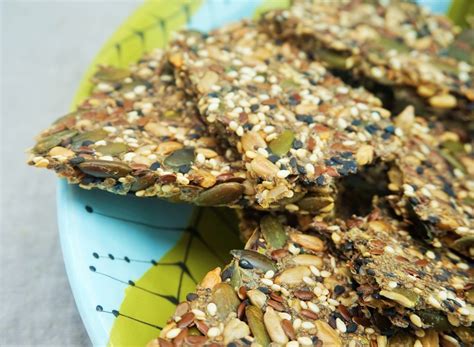 Easy Seed Crackers Grain Free Plant Based Moorlands Eater