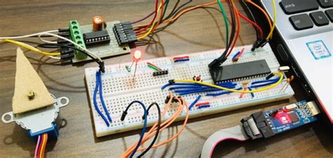 Electric Spinning Wheel Using Atmega8 Microcontroller Atmega32 Avr