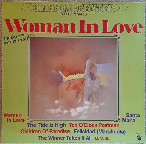 Lp Cliff Carpenter And His Orchestra Woman In Love 1981 Ex Aukro