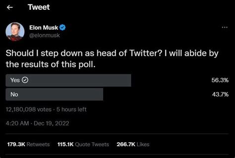 Twitter Ceo Elon Musk Might Be Stepping Down