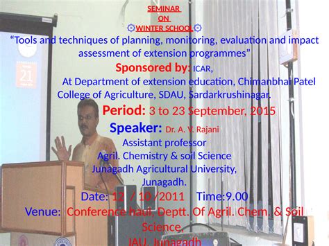 Pdf Tools And Techniques Of Planning Monitoring Evaluation And