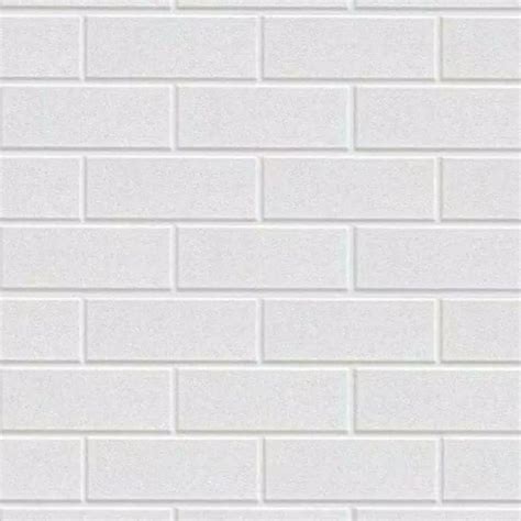 Jual 3d Wallpaper Bata Putih Plain Shopee Indonesia