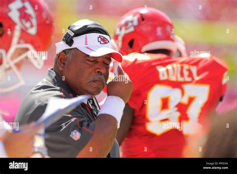 Tampa Fl Usa 14th Oct 2012 Kansas City Chiefs Head Coach Romeo