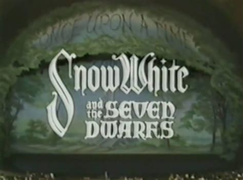 Snow White Stage Show A Classic 1979 Disney Musical