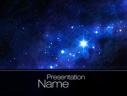 Constellation Presentation Template For Powerpoint And Keynote Ppt Star