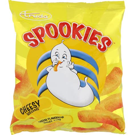 Truda Spookies Cheese Flavoured Maize Puff 50g Small Bag Chips