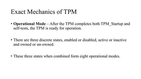 The Trusted Computing Architecture Ppt