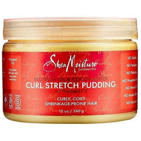 Shea Moisture Red Palm Oil And Cocoa Butter Curl Stretch Pudding 12oz