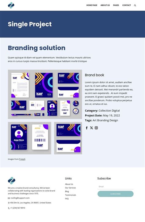 Branding Solution Css Template By Nicepage