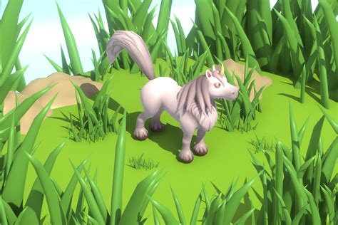 Unicorn Casual Fantasy 3d 생물 Unity Asset Store