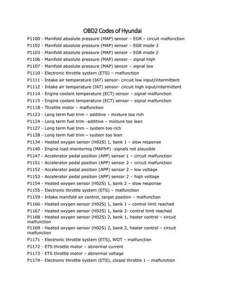 GM OBD2 Code List (PDF)