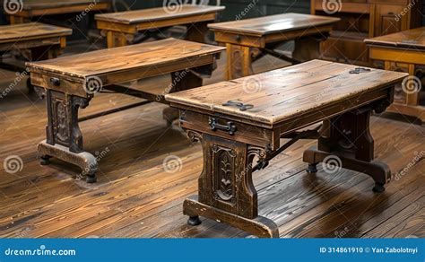 Vintage Classroom Charm Nostalgic Academic Minimalism Concept Vintage