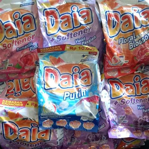 Jual Daia 10 Ribu Deterjen Bubuk Daia Bubuk 1 Karton 12pcs Di Seller Toko Karin Toko Karin
