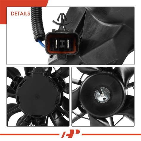 A Premium Dual Cooling Fan Assembly W Shroud For Ford Focus 2003 2004