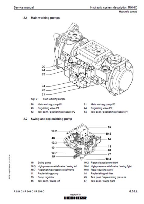 Liebherr A934c R934c R944c R954c Litronic Excavator Service Manual