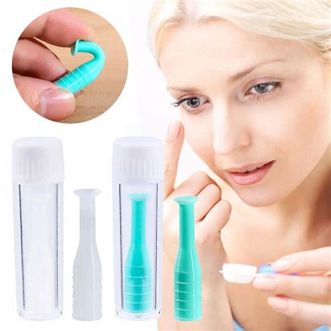 Silicone Contact Scleral Lens Insertion Tool Plunger Remover For Soft