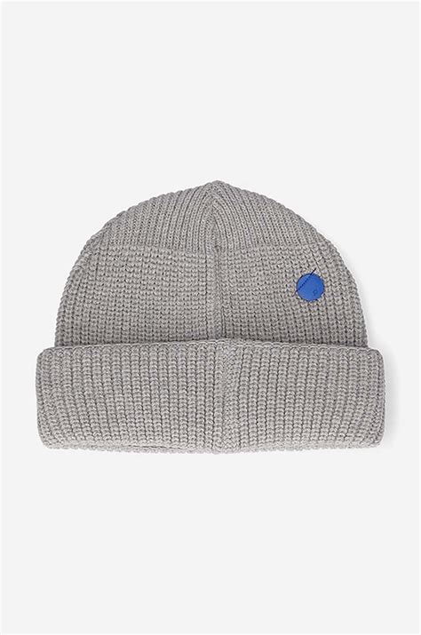 Ader Error Wool Beanie Gray Color At Prm Us