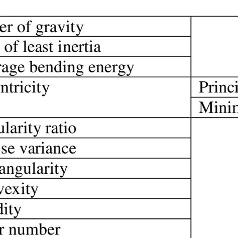 Overview Of Shape Representation Techniques Download Table
