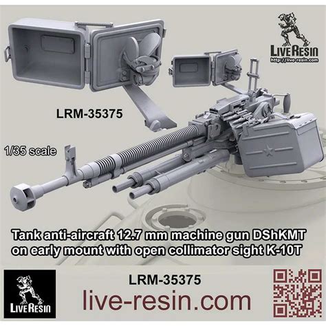 Lre 35375 Tank Anti Aircraft 12 7 Mm Machine Gun Dshkmt On An Early
