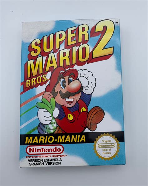Super Mario Bros 2 Box Art At Sophia Goldman Blog