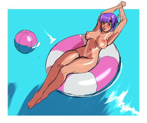 Sunbeam Artist Ayane Doa Dead Or Alive Ninja Gaiden Absurdres Highres 1girl Armpits